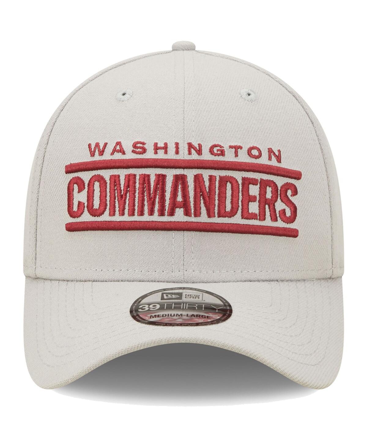 New Era Gray Washington Commanders Wordmark Essential 39thirty Flex Hat | ModeSens