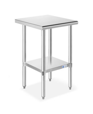 GRIDMANN 18 x 24 Inch Stainless Steel Table w/ Undershelf, NSF ...