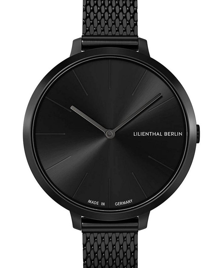 Lilienthal Berlin Women's Rosalux Black Sensation Black Stainless Steel ...