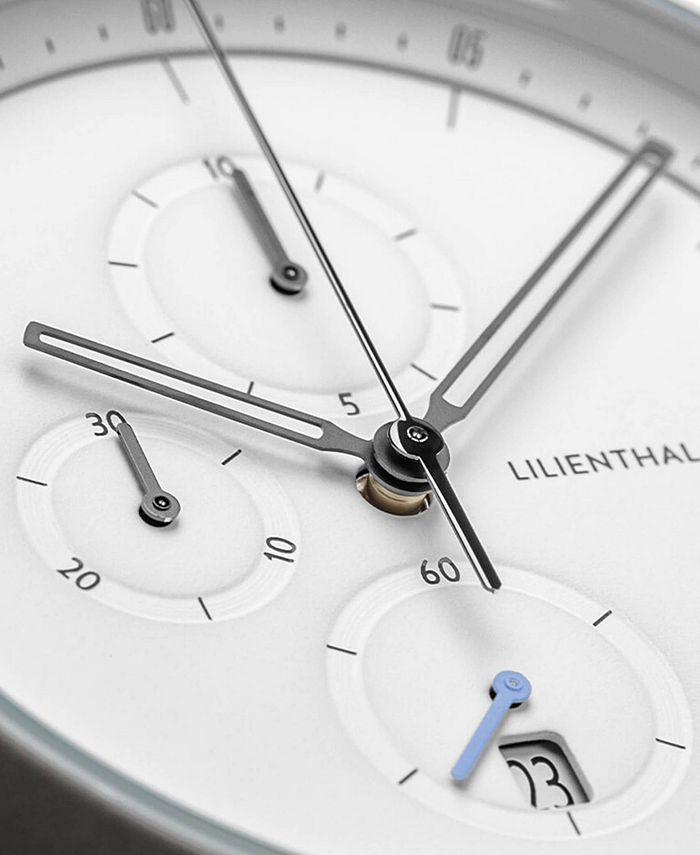 Lilienthal Berlin Men's Gunmetal Chronograph Gunmetal Stainless Steel ...