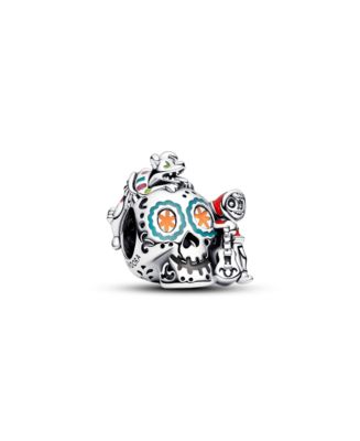 Pandora Disney Sterling Silver Pixar Coco Miguel Dante Skull Glow-in ...