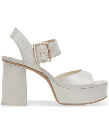 Dolce Vita Women's Bobby Pearls Ankle-Strap Two-Piece Platform Sandals ...