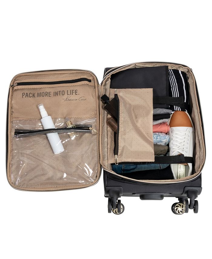 Kenneth Cole Reaction Women's Chelsea 3-Piece Chevron Softside ...