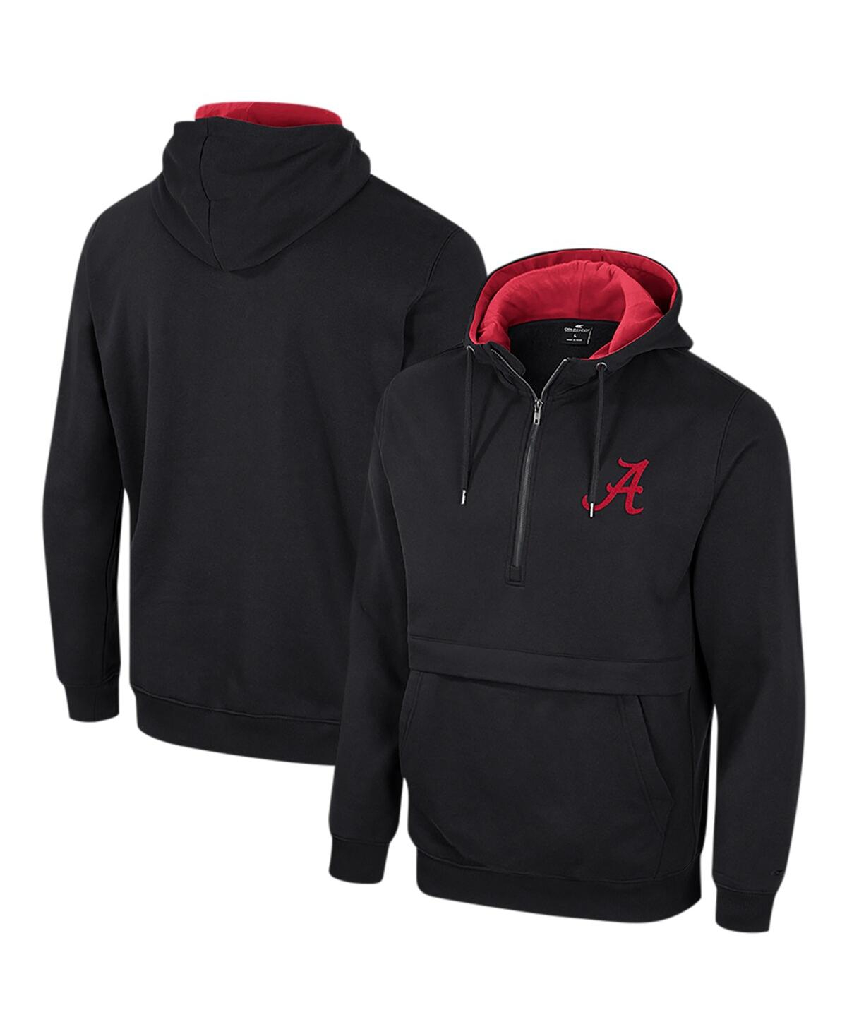 Click here for Mens Colosseum Black Alabama Crimson Tide Half-Zip... prices