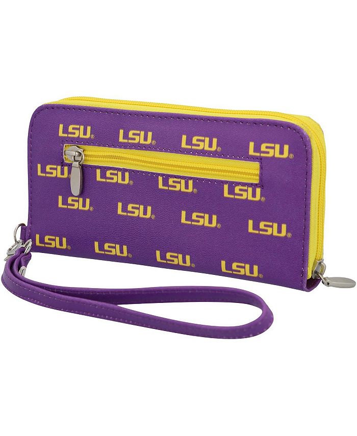 Eagles Wings Women's LSU Tigers Zip-Around Wristlet Wallet - Macy's