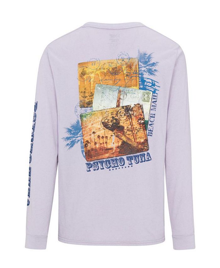 Psycho Tuna Men's Surf Explorer Graphic Tee Long Sleeves - Macy's