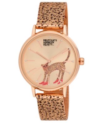 Kendra Dandy Women's Quartz Bouffants and Broken Hearts Rose Gold-Tone ...