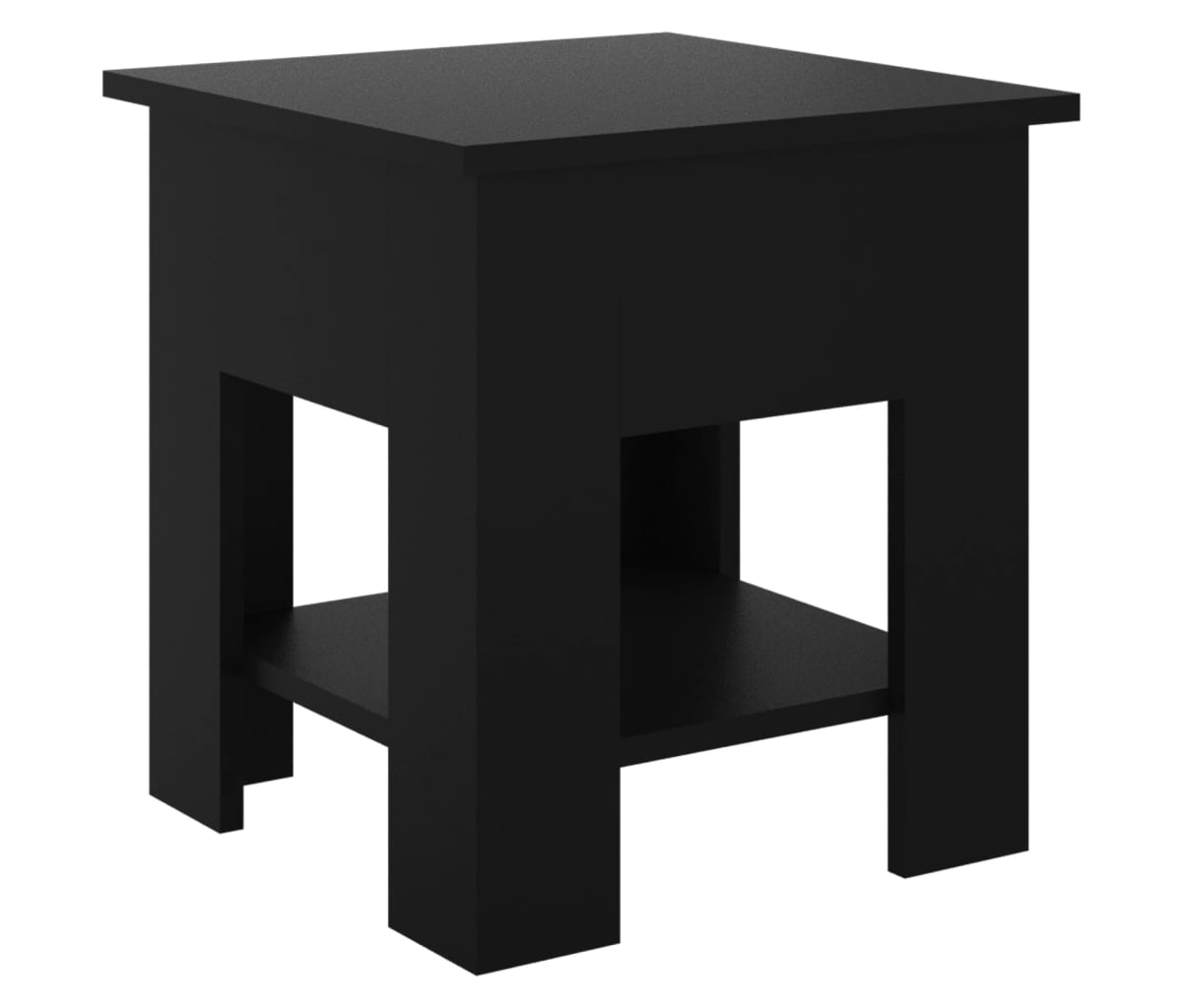 Click here for Coffee Table Black 15.7x15.7x16.5 Engineered Wood... prices