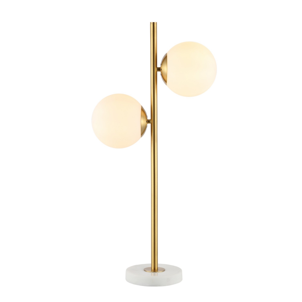 Click here for Amelie Coastal Retro Iron Led Table Lamp - Brass g... prices