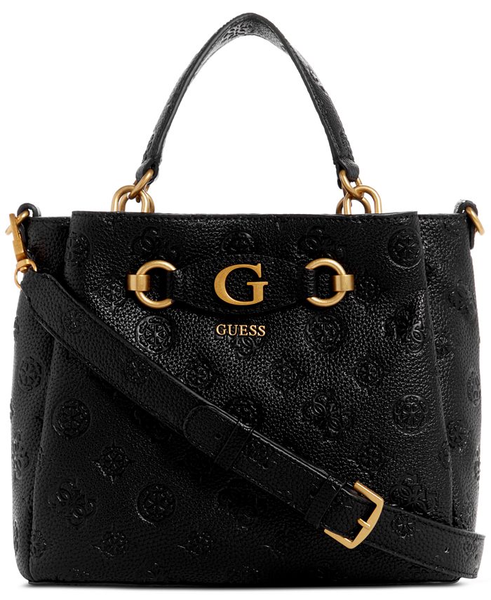 GUESS Izzy Peony Small Girlfriend Satchel - Macy's