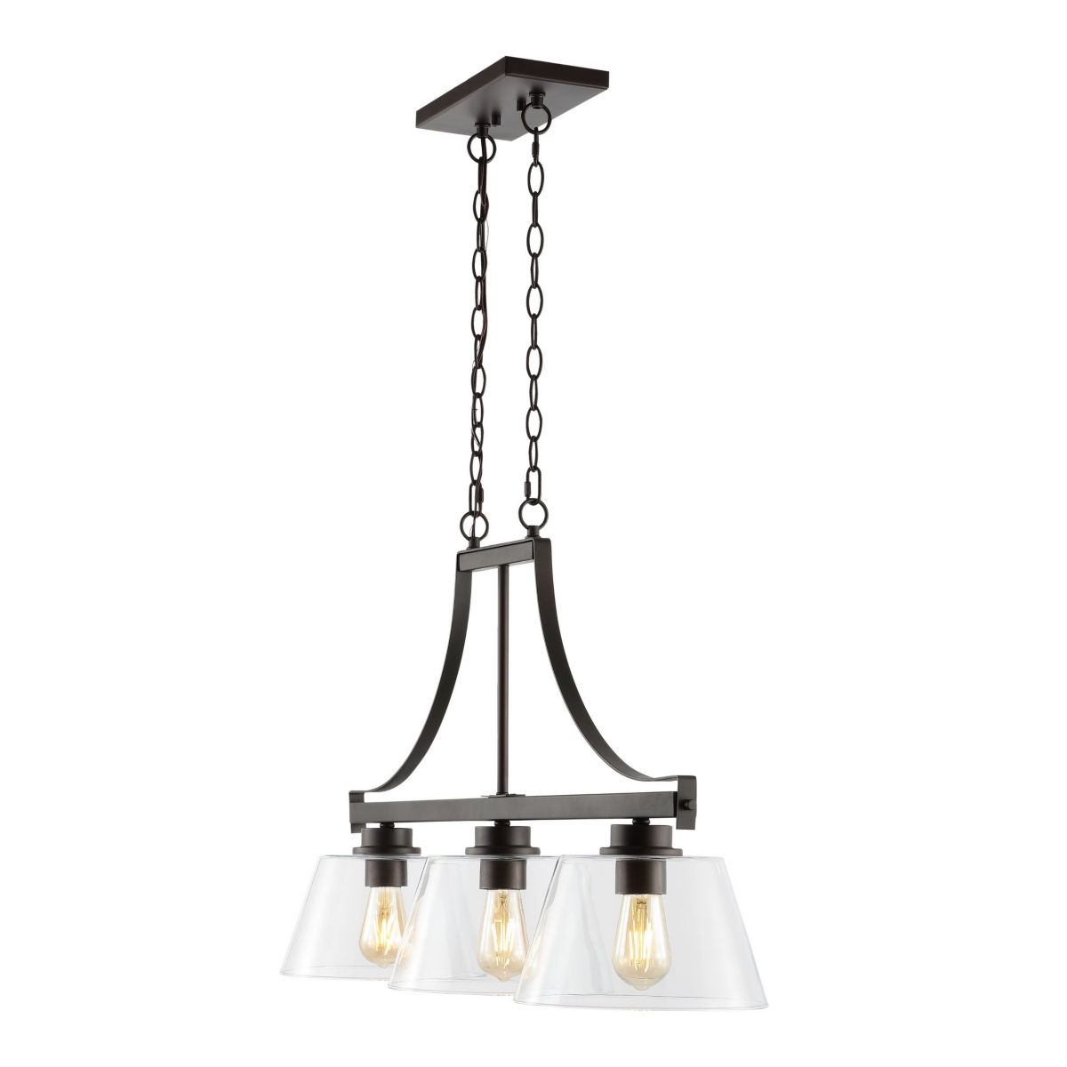 Click here for Jayden Industrial Farmhouse Iron/Glass Linear Led... prices