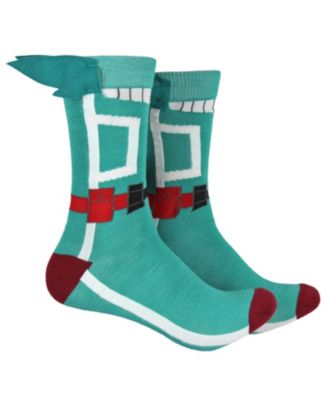 My Hero Academia Izuku Deku Midoriya Costume Cosplay Crew Socks Adult ...