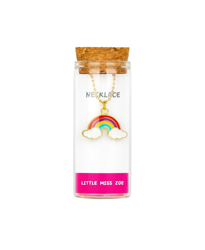 Little Miss Zoe Rainbow Necklace in a Bottle - Macy's