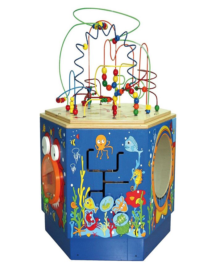 Hape Coral Reef Wooden Activity Center Table - Macy's