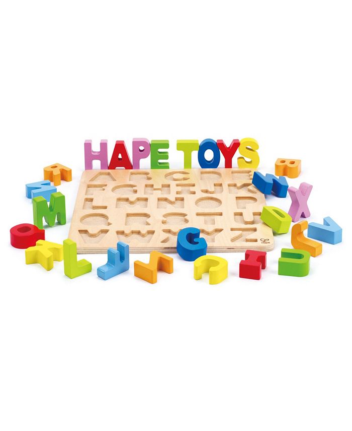 Hape Wooden Alphabet Puzzle, 26 Pieces - Macy's