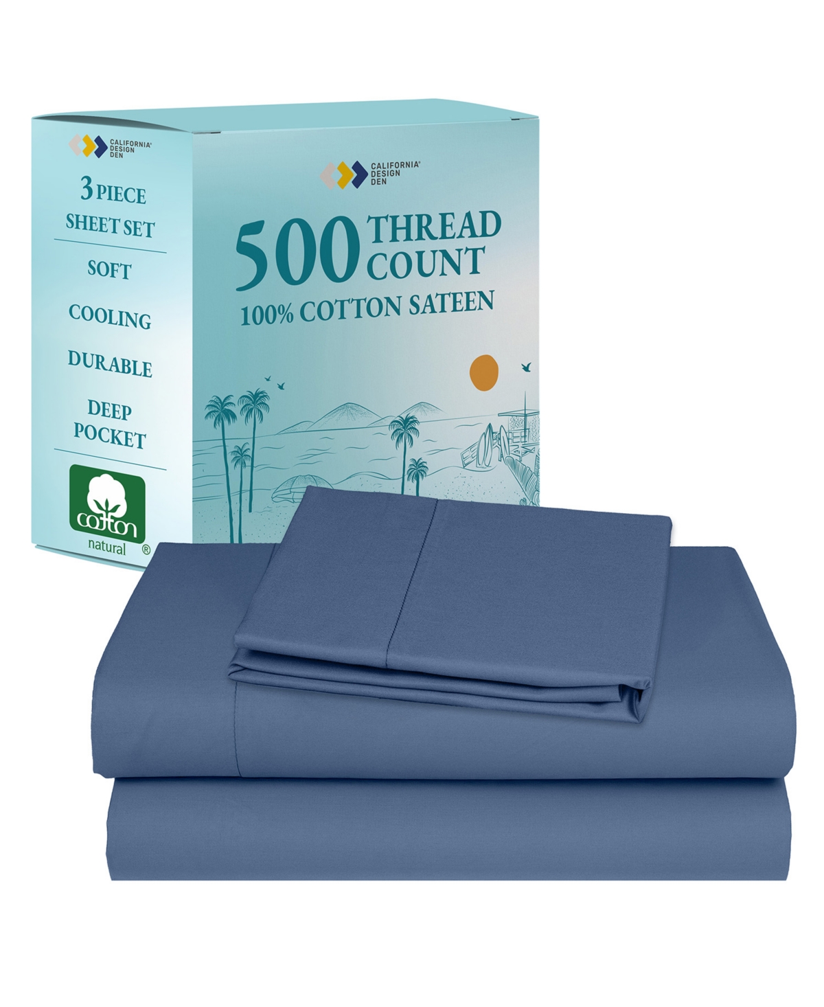 Click here for 100 Extra Long Staple  500 Thread Count Sateen Wea... prices
