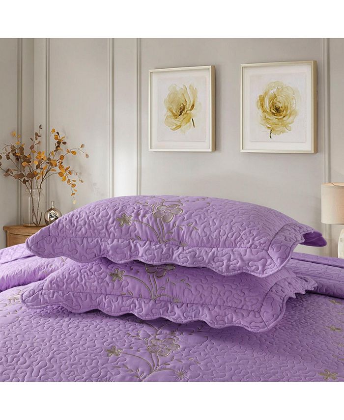 MarCielo 3 Piece Lightweight Bedspread Quilt Set Lapaz King - Macy's