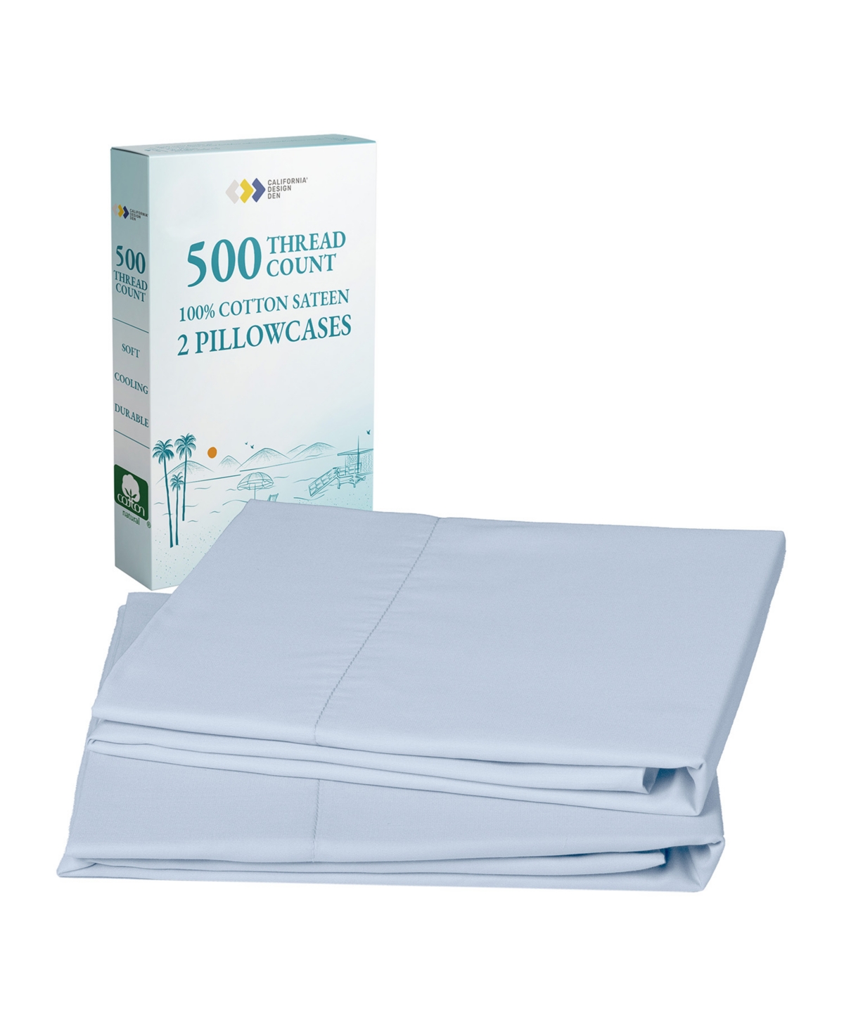 Click here for King Size 100 Cotton 500 Thread Count Pillow Cases... prices