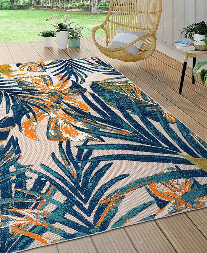 Main Street Rugs Open Doors Outdoor 8012 3'3" x 5' Area Rug - Macy's