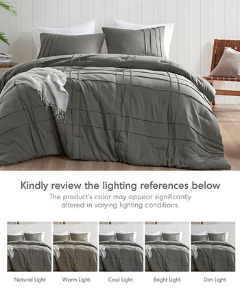 510 Design Porter Washed Pleated 2-Pc. Comforter Set, Twin/Twin XL - Macy's
