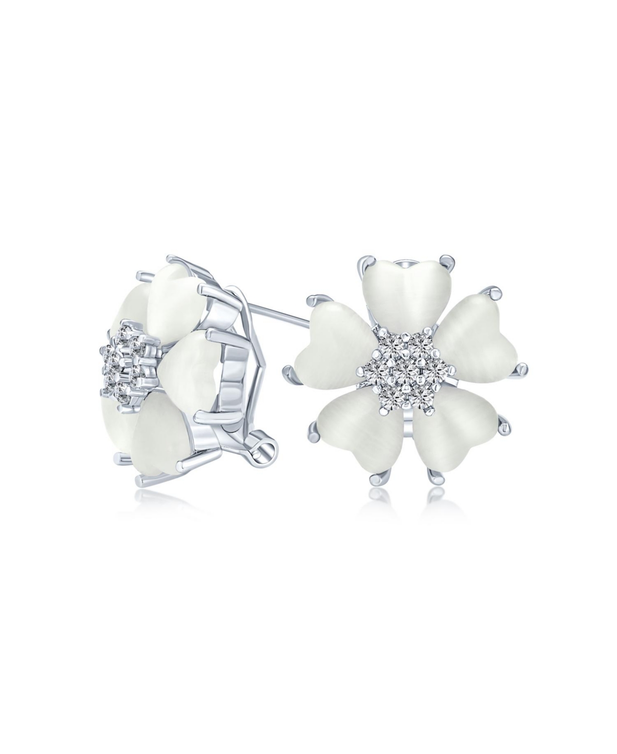 Click here for Bling Jewelry Romantic Cat Eye Stone Button-Style... prices
