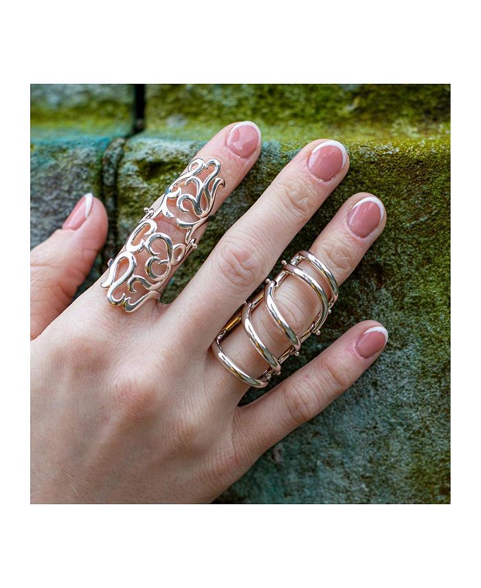 Lucy Quartermaine Drop Armour Ring With Double Hinge - Macy's