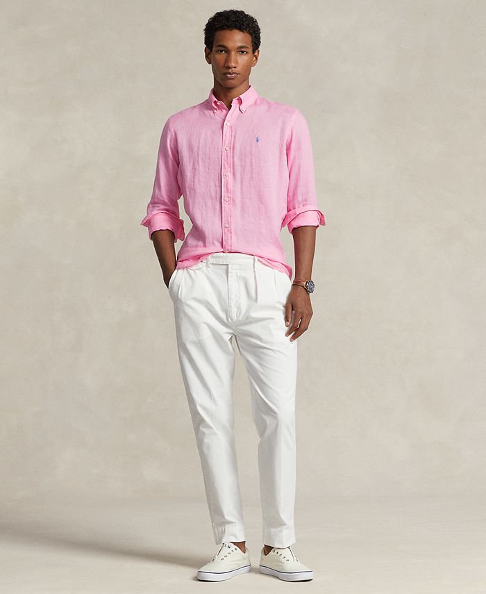Polo Ralph Lauren Men's Classic-Fit Linen Shirt - Macy's