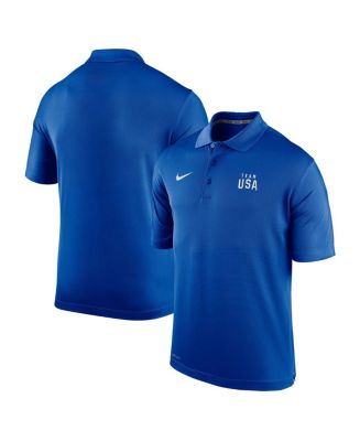 Men's Nike Royal Team USA Olympics Varsity Performance Polo Shirt - Macy's