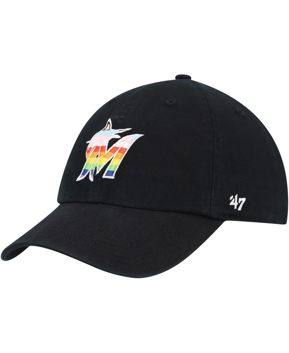 Click here for Mens 47 Brand Black Miami Marlins Team Pride Clean... prices