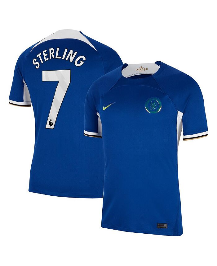 Nike Men's Raheem Sterling Blue Chelsea 2023/24 Home Stadium Replica ...