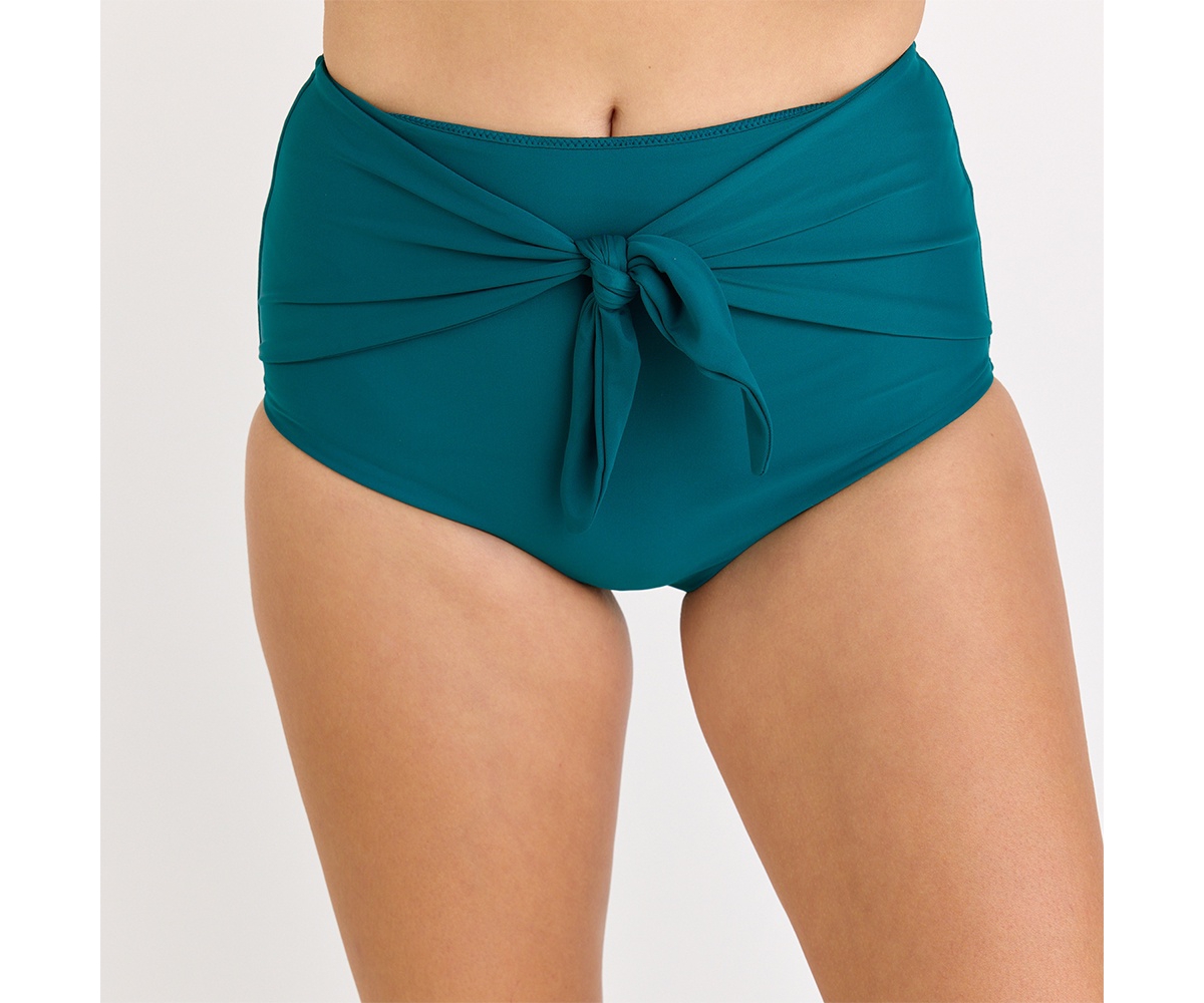 Click here for Calypsa Womens High Waisted Bikini Bottom With Fro... prices