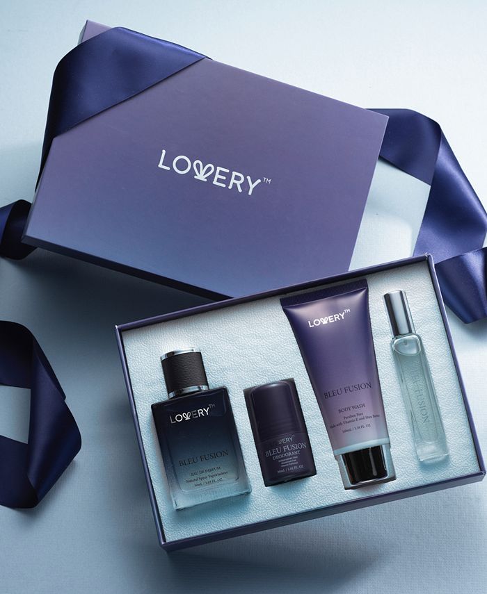 Lovery Men's 4-Pc. Bleu Fusion Eau de Parfum Gift Set - Macy's