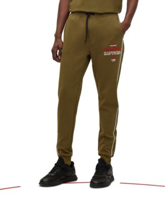 BOSS by Hugo Boss Men's Boss NBA Flock-Print Logo Tracksuit Bottoms ...