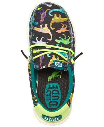Hey Dude Toddler Boys Wally Dino Casual Sneakers from Finish Line - Macy's