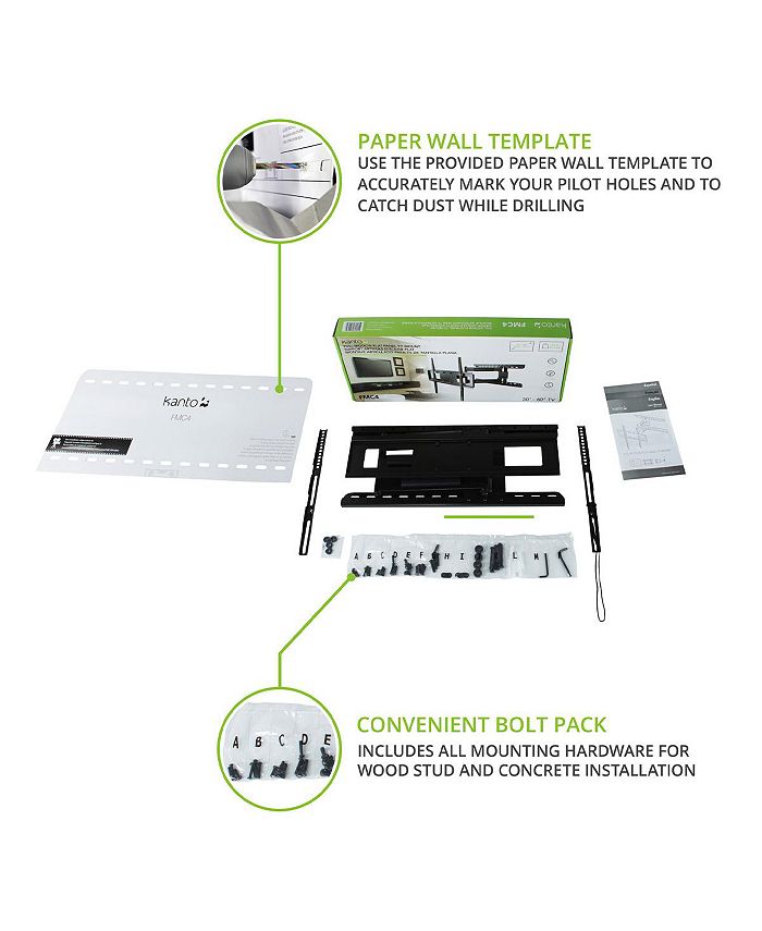 Kanto FMC4 Full Motion Mount with Adjustable Pivot Point for 30" to 60 ...