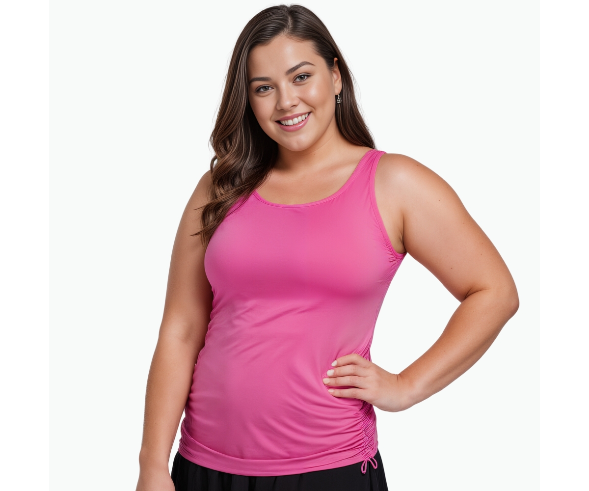 Click here for Calypsa Womens Plus Size Maya Tankini Swim Top Wit... prices