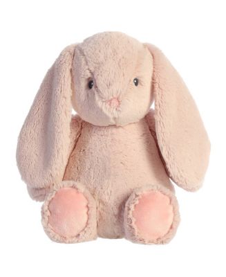 ebba Large Dewey Bunny Playful Baby Plush Toy Rose 12.5" - Macy's