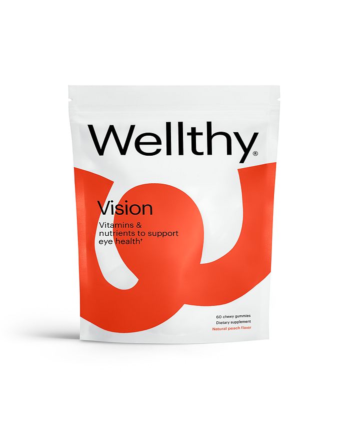 Wellthy Vision Peach Gummy: Eye Health - 60 Count - Macy's