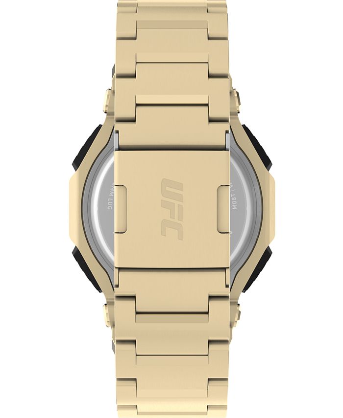 Timex UFC Men's Colossus Analog-Digital Gold-Tone Stainless Steel Watch ...