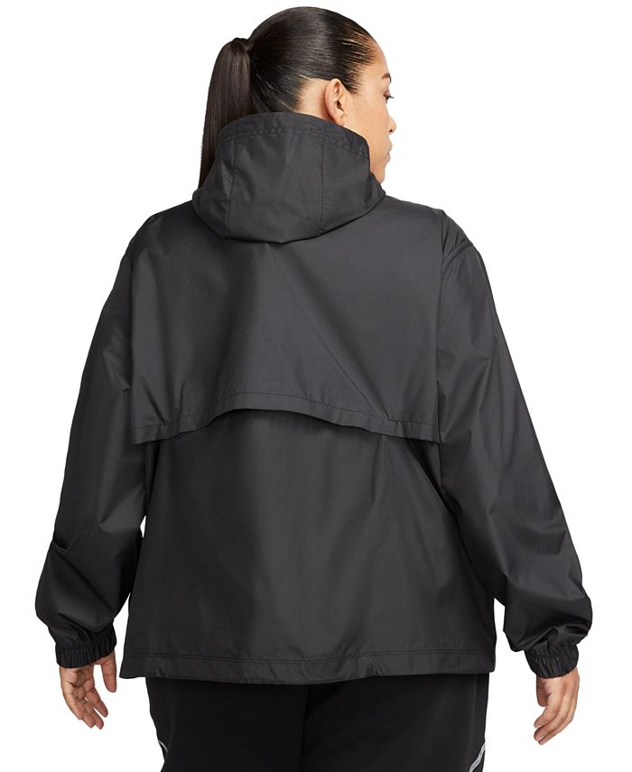 Nike Plus Size Sportswear Essential Repel Woven Jacket - Macy's