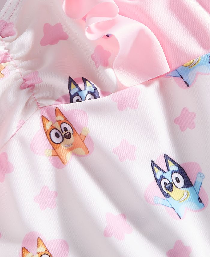 Bluey Little Girls Printed One-Piece Swimsuit - Macy's
