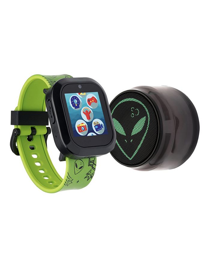 Playzoom V3 Boys Green Silicone Smartwatch 42mm Gift Set - Macy's