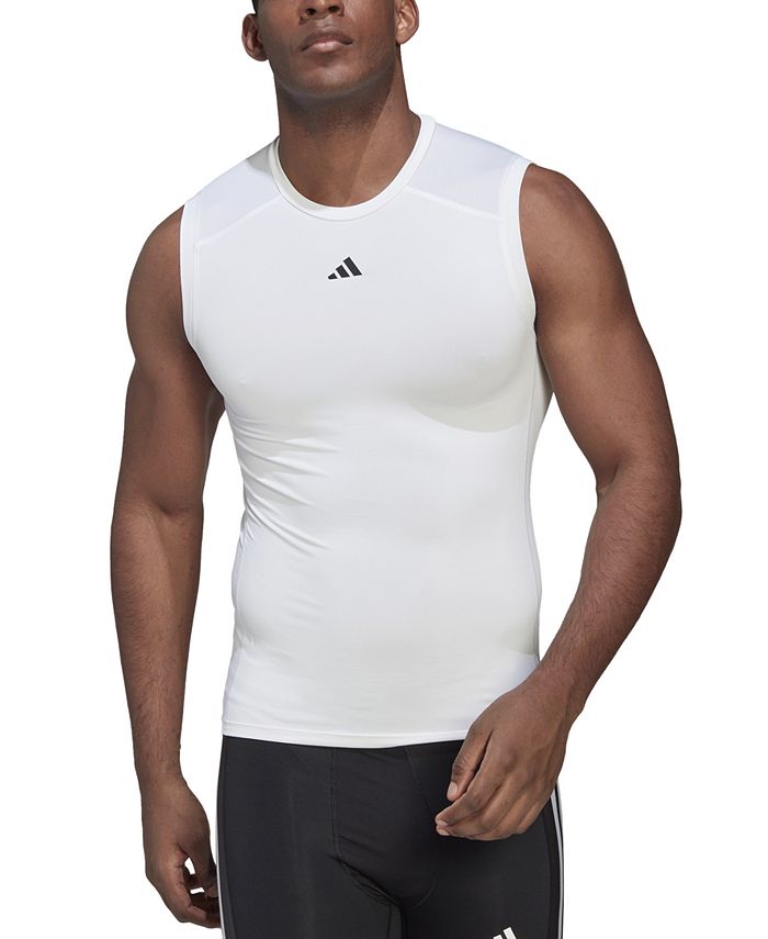 adidas Men's Techfit Performance Training Sleeveless T-Shirt - Macy's