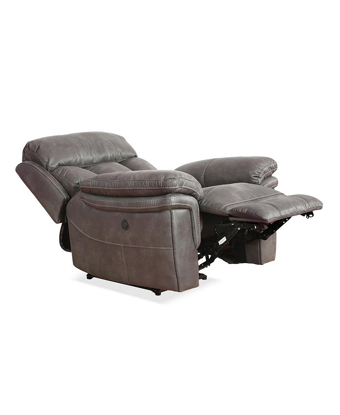 Armen Living Estelle 42" Fabric in Power Recliner Chair - Macy's