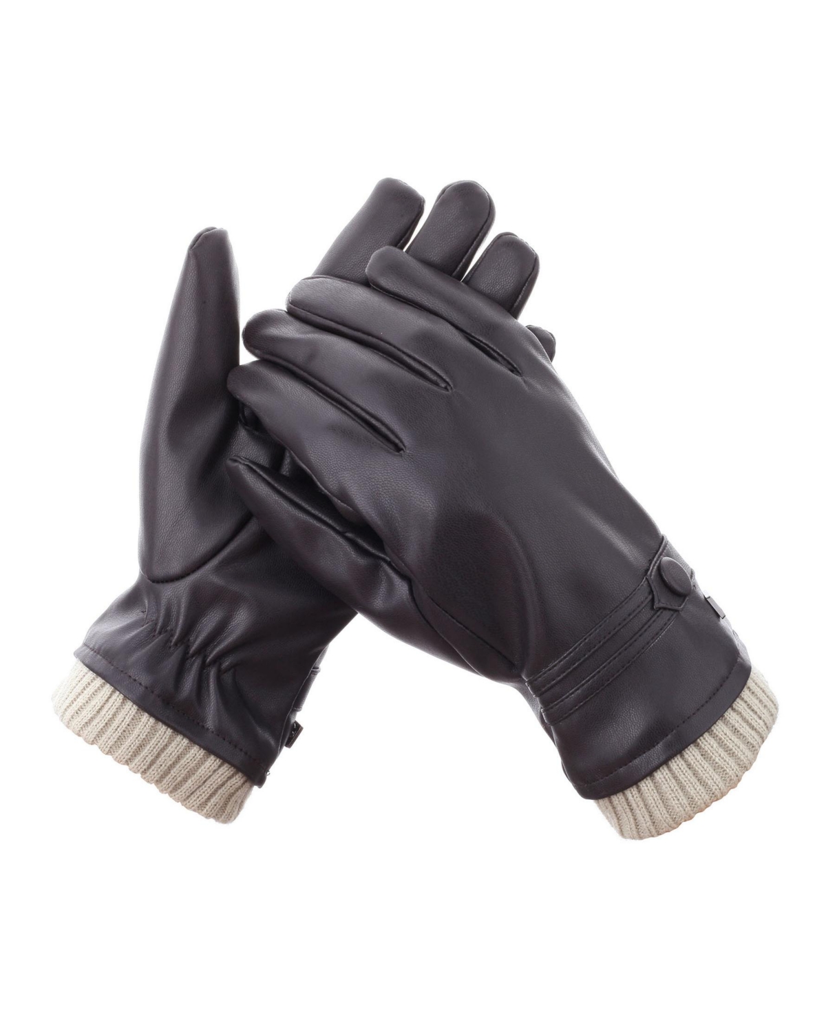 Click here for Mens Classic Touchscreen Lined Winter Gloves - Dar... prices