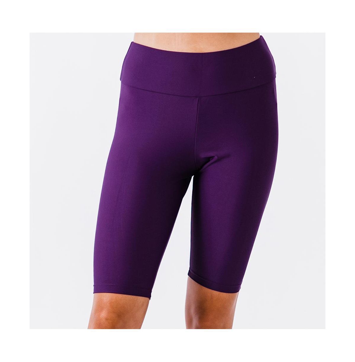 Click here for Calypsa Womens Long Bike Swim Shorts - Eggplant prices