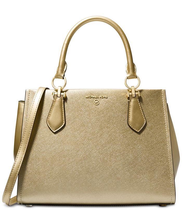 Michael Kors Marilyn Medium Leather Satchel - Macy's