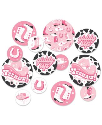 Rodeo Cowgirl - Pink Western Party Decorations - Large Confetti 27 ...