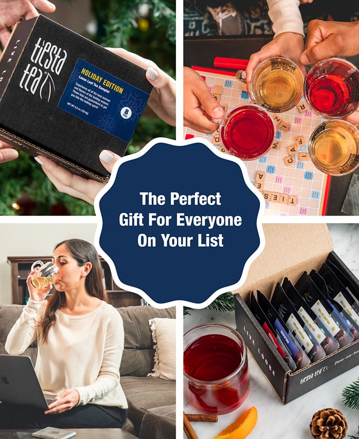 Tiesta Tea Holiday Dry Flight, Set of 8 - Macy's