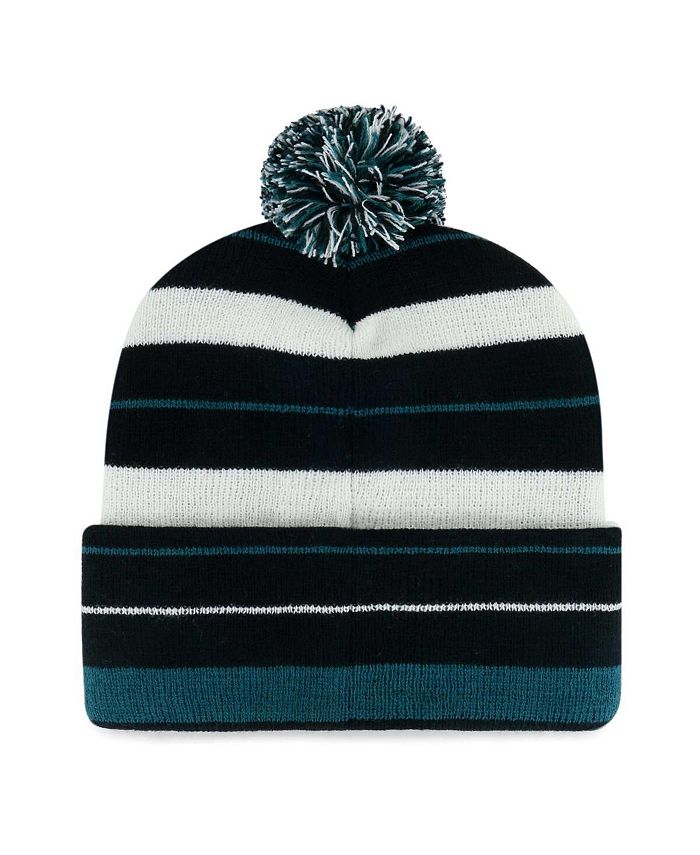 '47 Brand Men's Black Philadelphia Eagles Powerline Cuffed Knit Hat ...